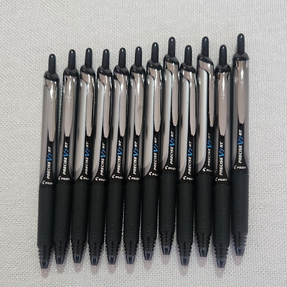 pilots | Media | Precise V7 Rt Black Retractable Gel Pens Pack | Poshmark
